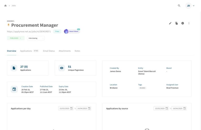 Recruitment Software for Streamlined Hiring | Scout Talent